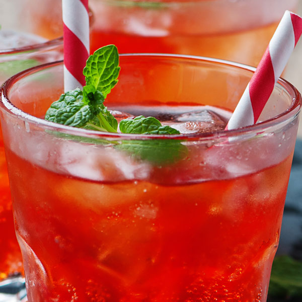 Pom & Lychee Shandy | Rubicon Exotic Juice